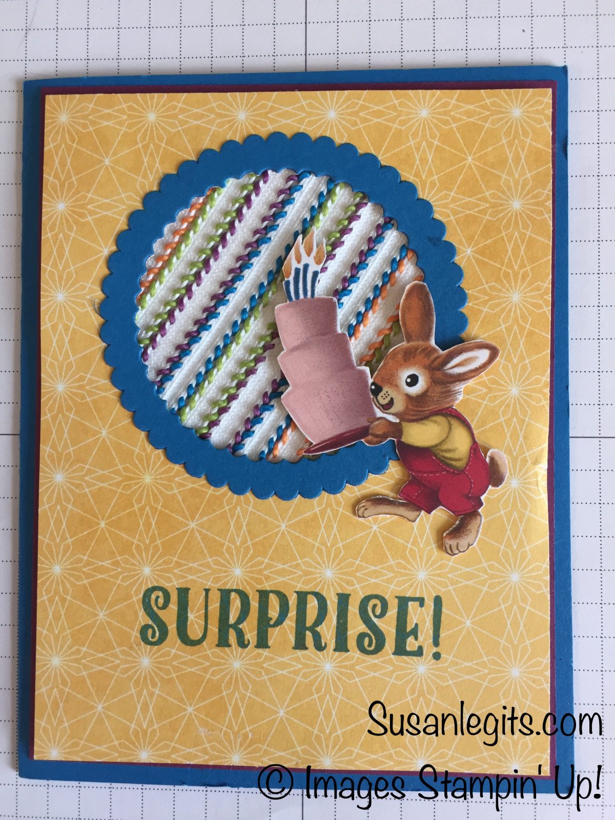 Birthday Delivery stamp set - Susan Legits, Stampin' Up! Demonstrator